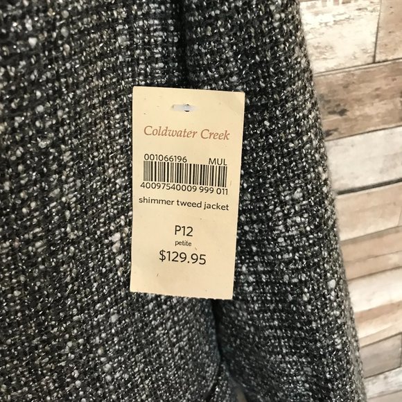 Coldwater Creek | Jackets & Coats | Coldwater Creek Shimmer Tweed ...